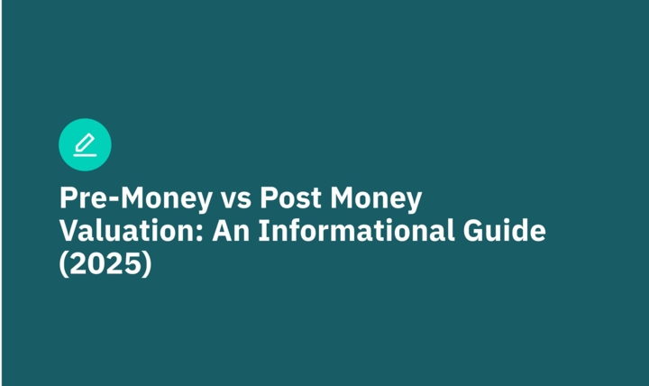 Pre-Money vs Post Money Valuation An Informational Guide...
